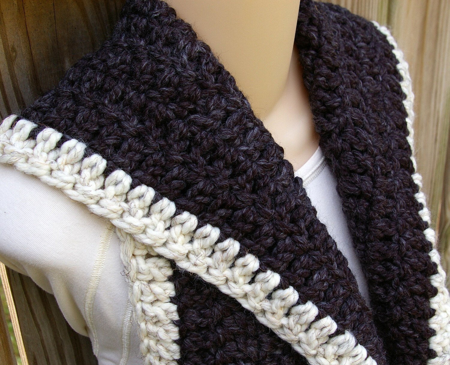 Hooded Scarf Crochet Pattern Chunky PDF - Etsy Canada