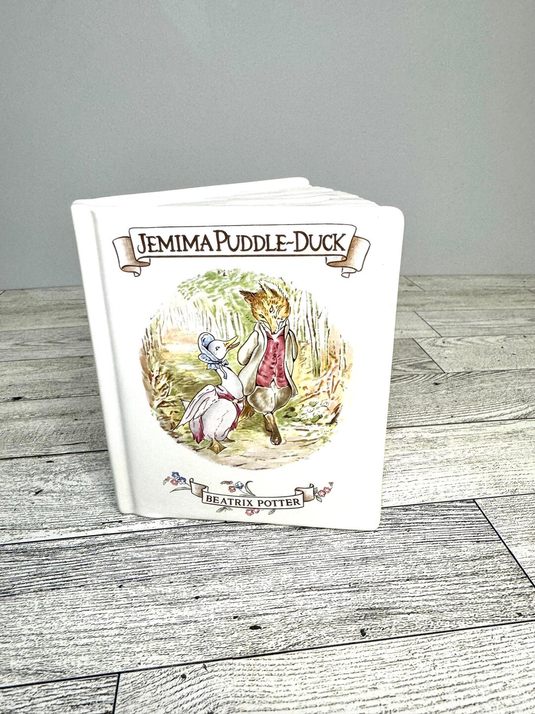 Royal Albert Beatrix Potter China Book Piggy Bank Jemima Puddle Duck - Etsy