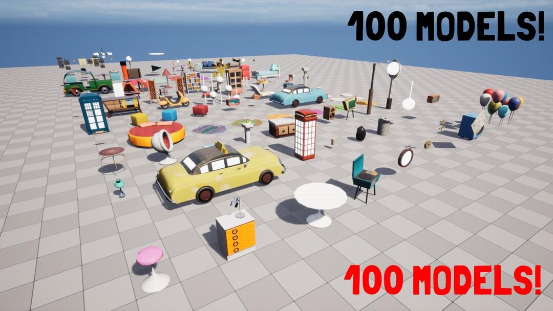 Atomic 60's Model Pack (assets From 'we Heist Too') | UNREAL ENGINE 5 ...