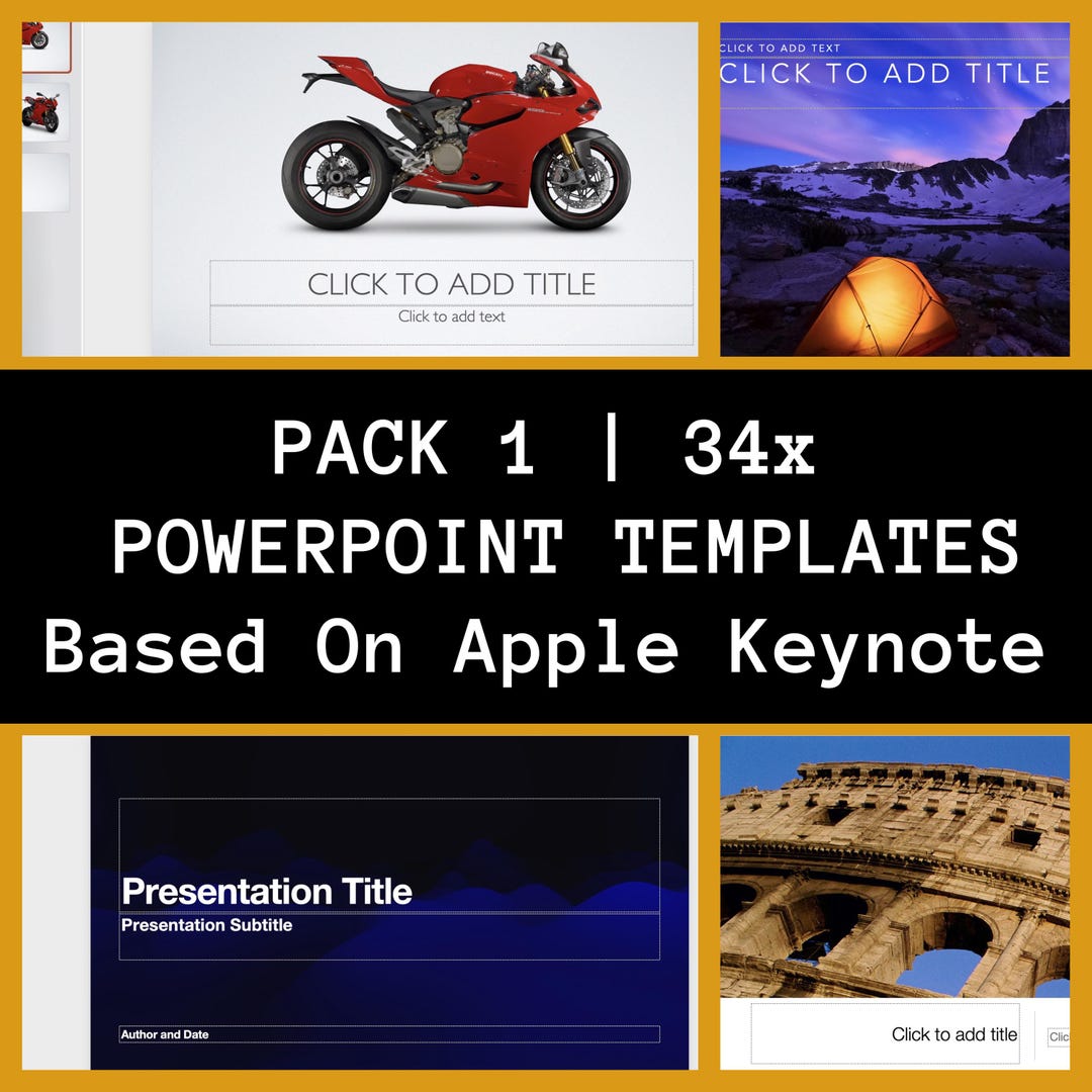 34 Powerpoint Templates | Universal Use, Pleasing Designs - Etsy