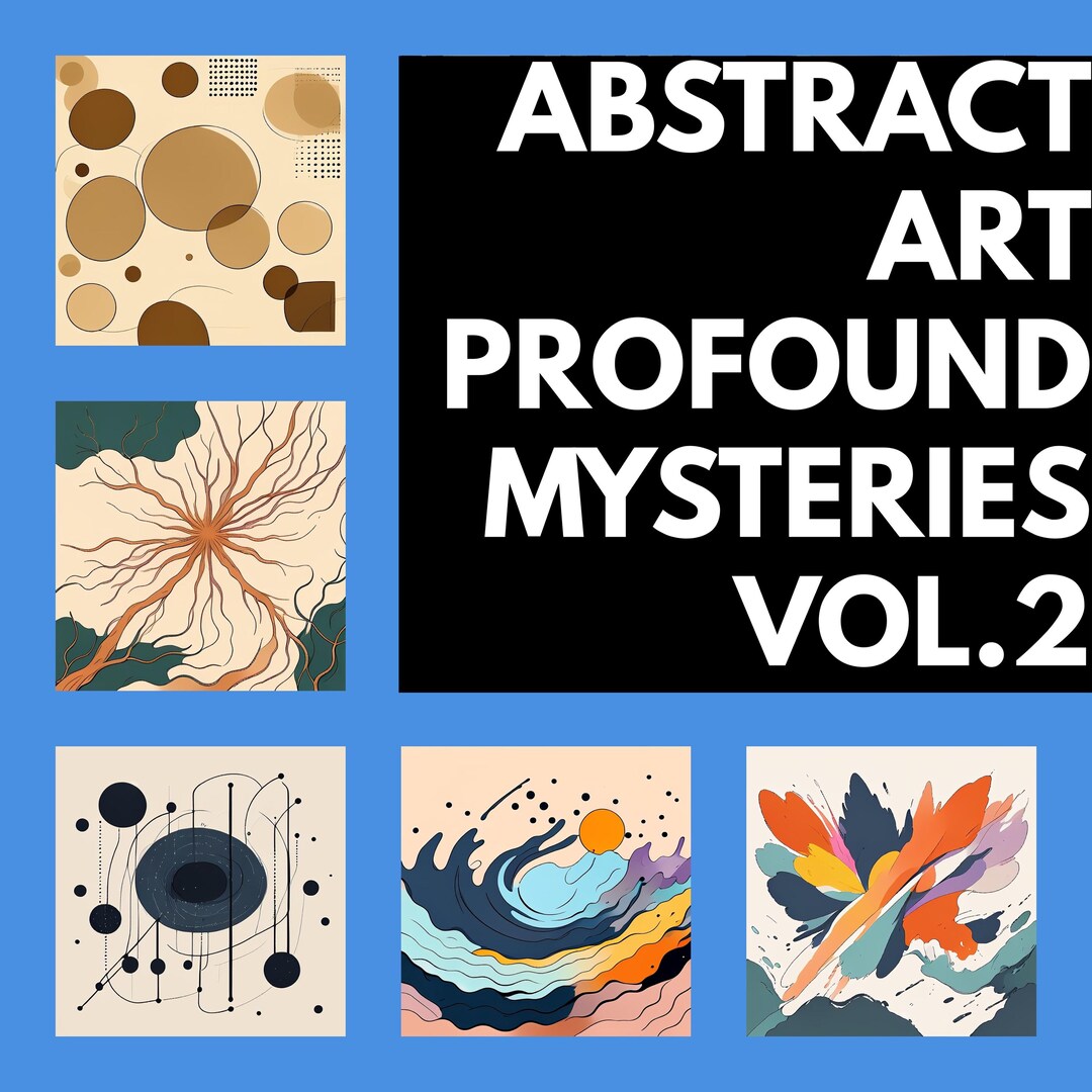 134 Abstract Art Images | PROFOUND MYSTERIES VOL.2 - Etsy