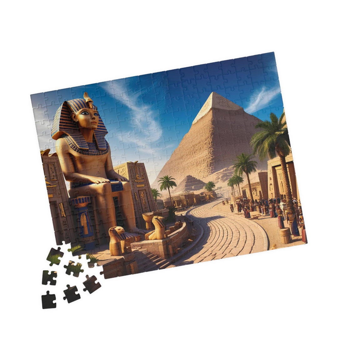 Fantasy Ancient Egypt Pyramids Jigsaw Puzzle, Fun Gift for Adults and ...