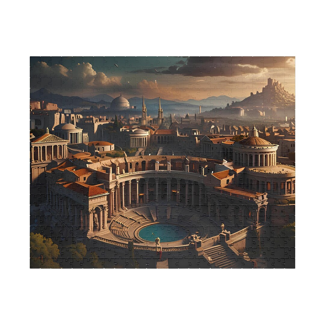 Puzzles for Adults, Fantasy Ancient Rome Jigsaw Puzzle, History Lover ...
