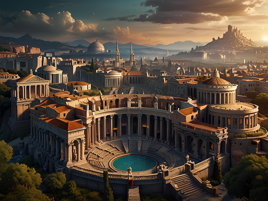 Fantasy Ancient Rome Puzzle, Challenging Roman History Puzzle for ...