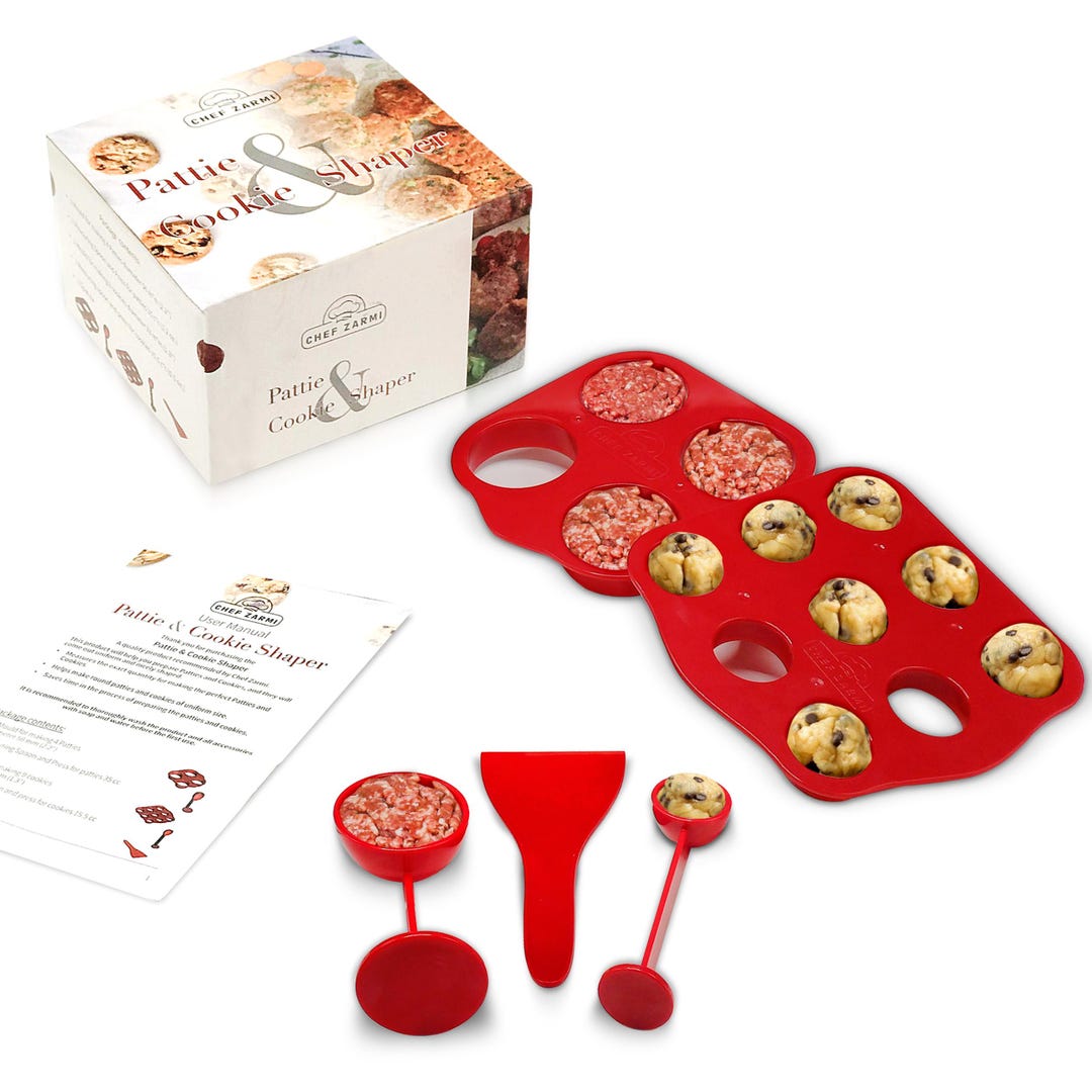 Patty & Cookie Maker Press | Mini Burger Slider Mold | Easy Food ...