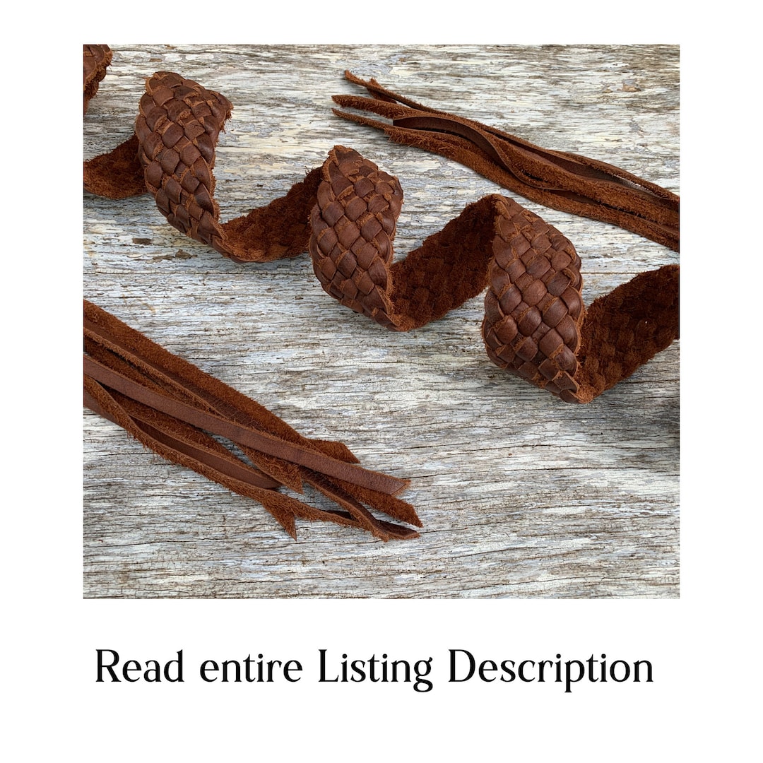 Handmade Medium 8 Strand Flat Braided Purse Strap | Western Leather ...