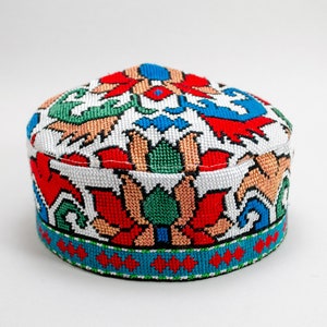 Small & Big Handmade Uzbek Traditional Hat Cap Doppi Gift for Men Women ...