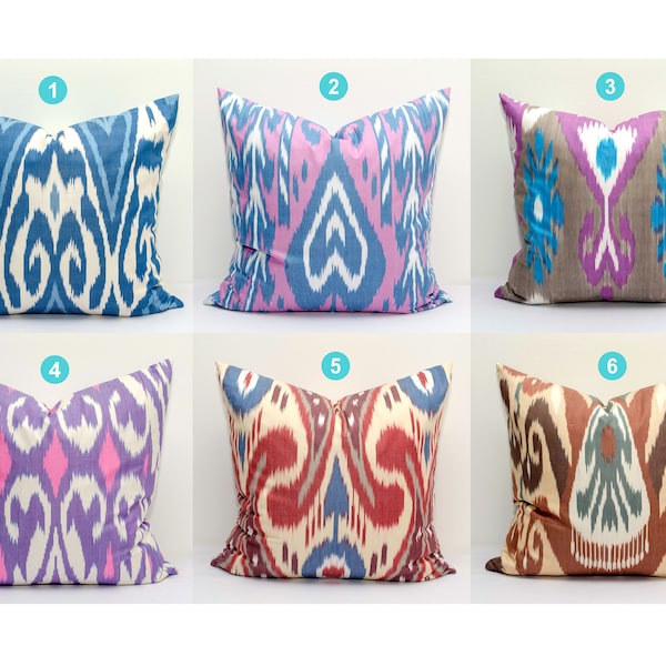 Ikat Throw Pillow - Etsy