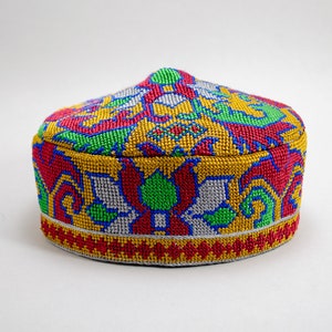 Small & Big Handmade Uzbek Traditional Hat Cap Doppi Gift for Men Women ...