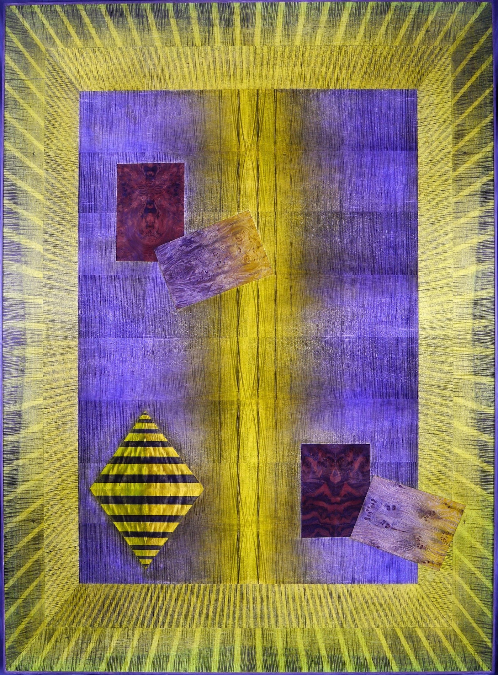 Innerysm: Archetypes – Abstract Marquetry Wall Art, Geometric Wood ...