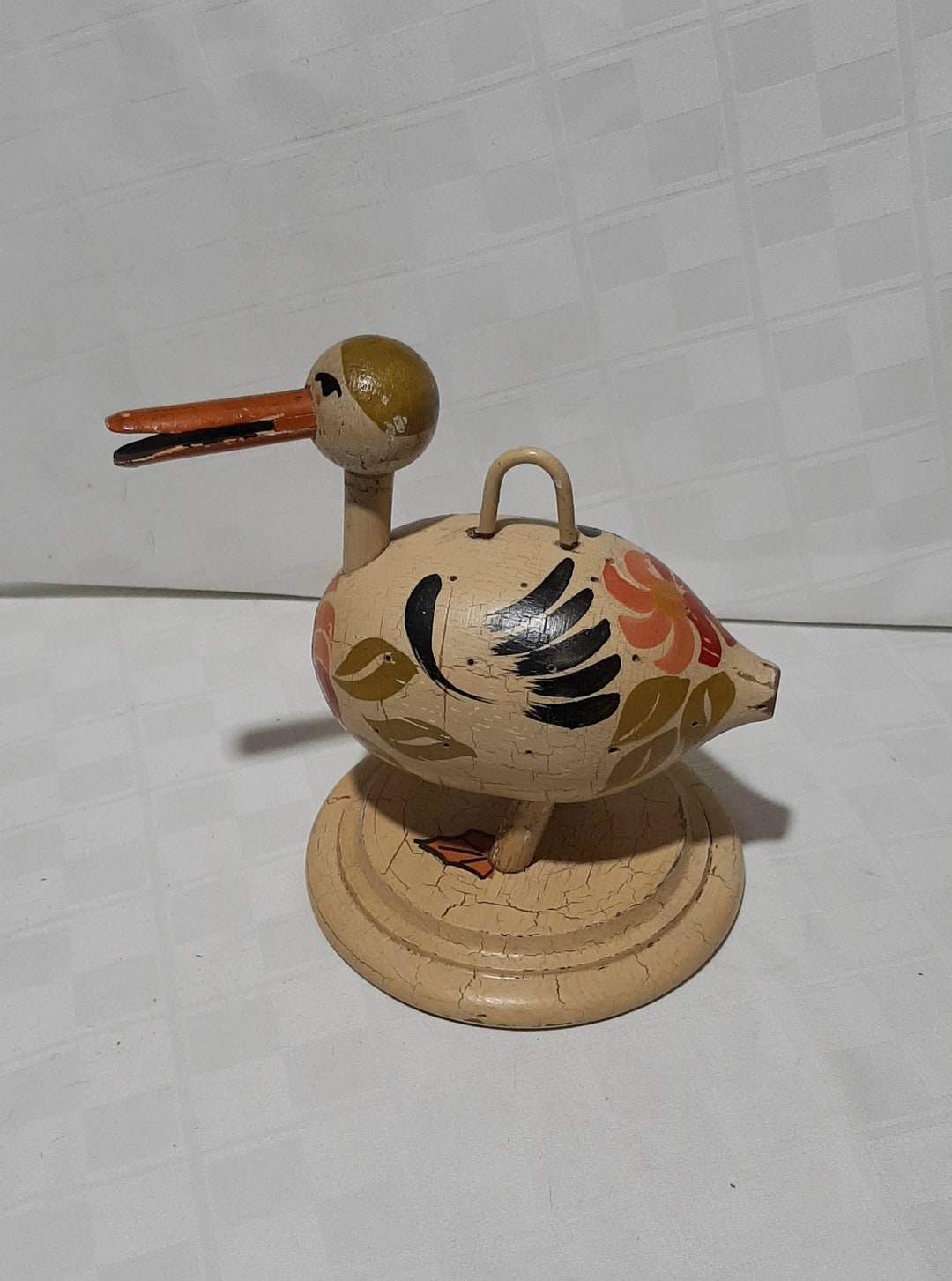 Vintage Robin Hood Ware Folk Art Duck Hor D'0euvres Toothpick Servers ...