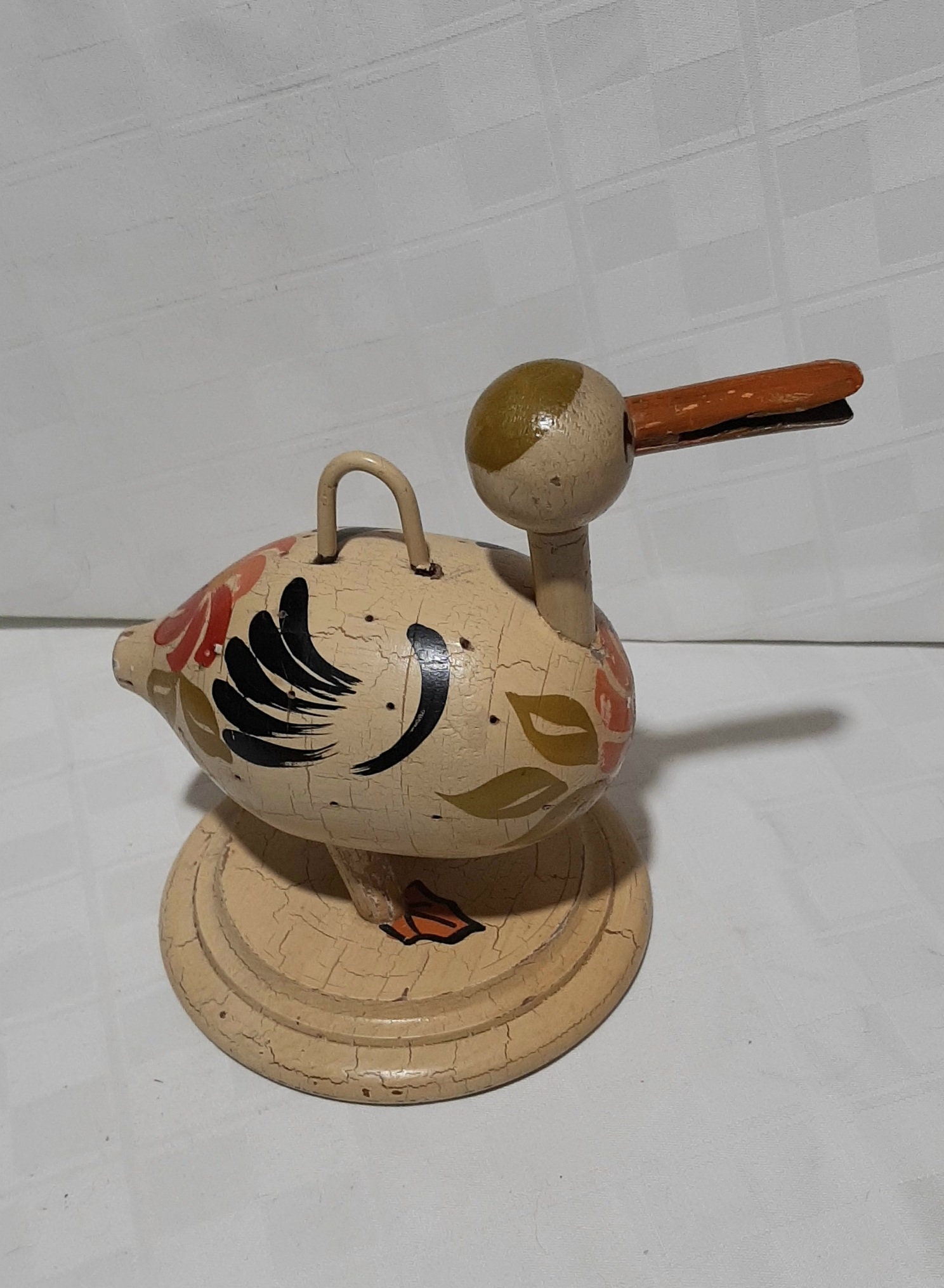 Vintage Robin Hood Ware Folk Art Duck Hor D'0euvres Toothpick Servers ...