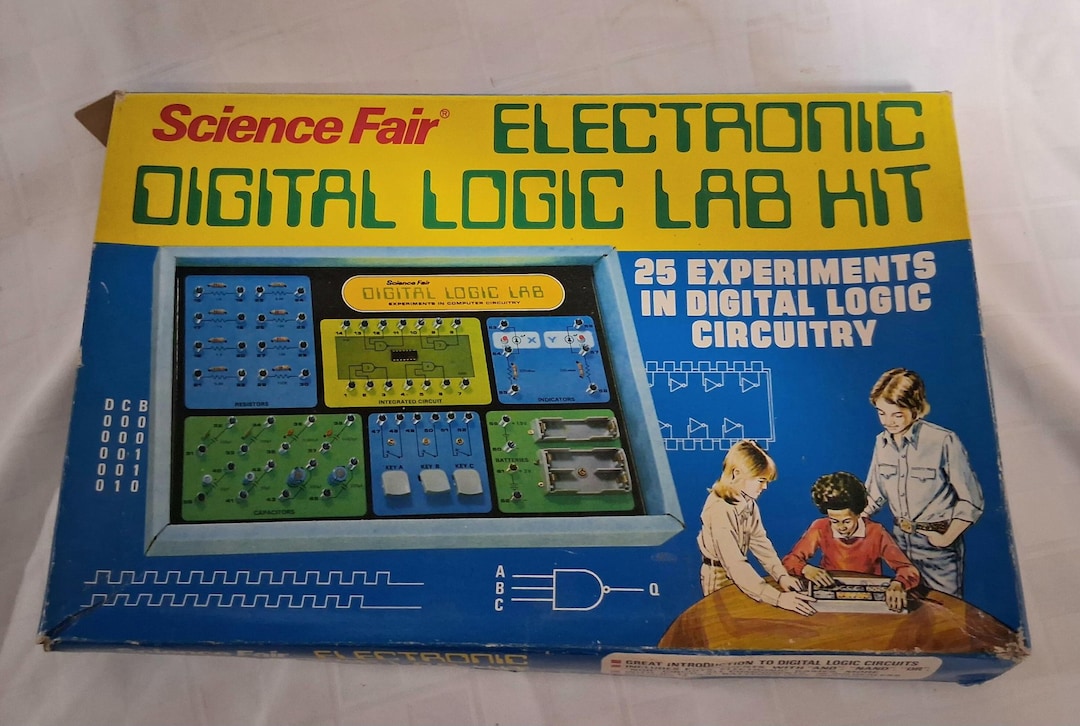 Electronic Digital Lab Science Fair Circuitry Learning Kit - Etsy