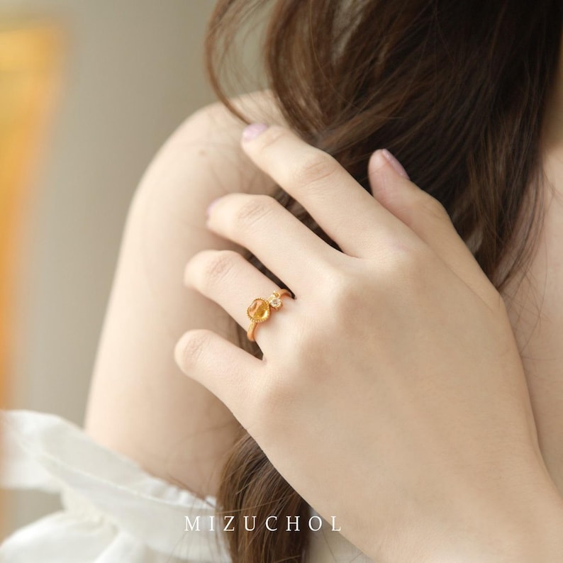 Darling Ring, a Lucky Ring for People Born on a Tuesday, Adorned With a ...