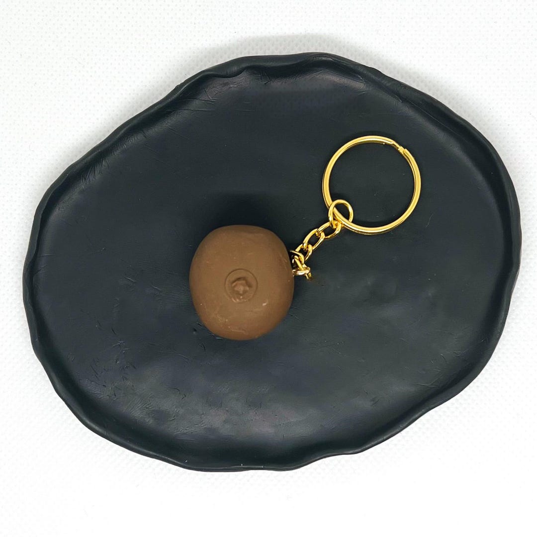 Breast Shape Keychain, Boob Keychain, Handmade Clay Keychain, NSFW ...