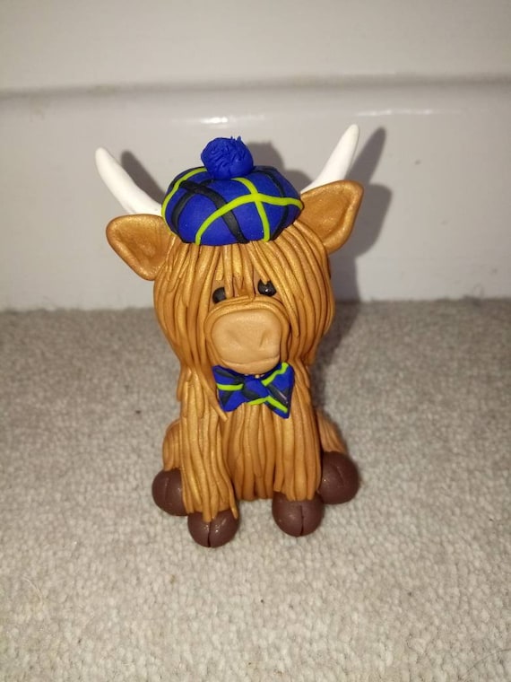 Paper & Party Supplies Highland Cow Cake Topper etna.com.pe