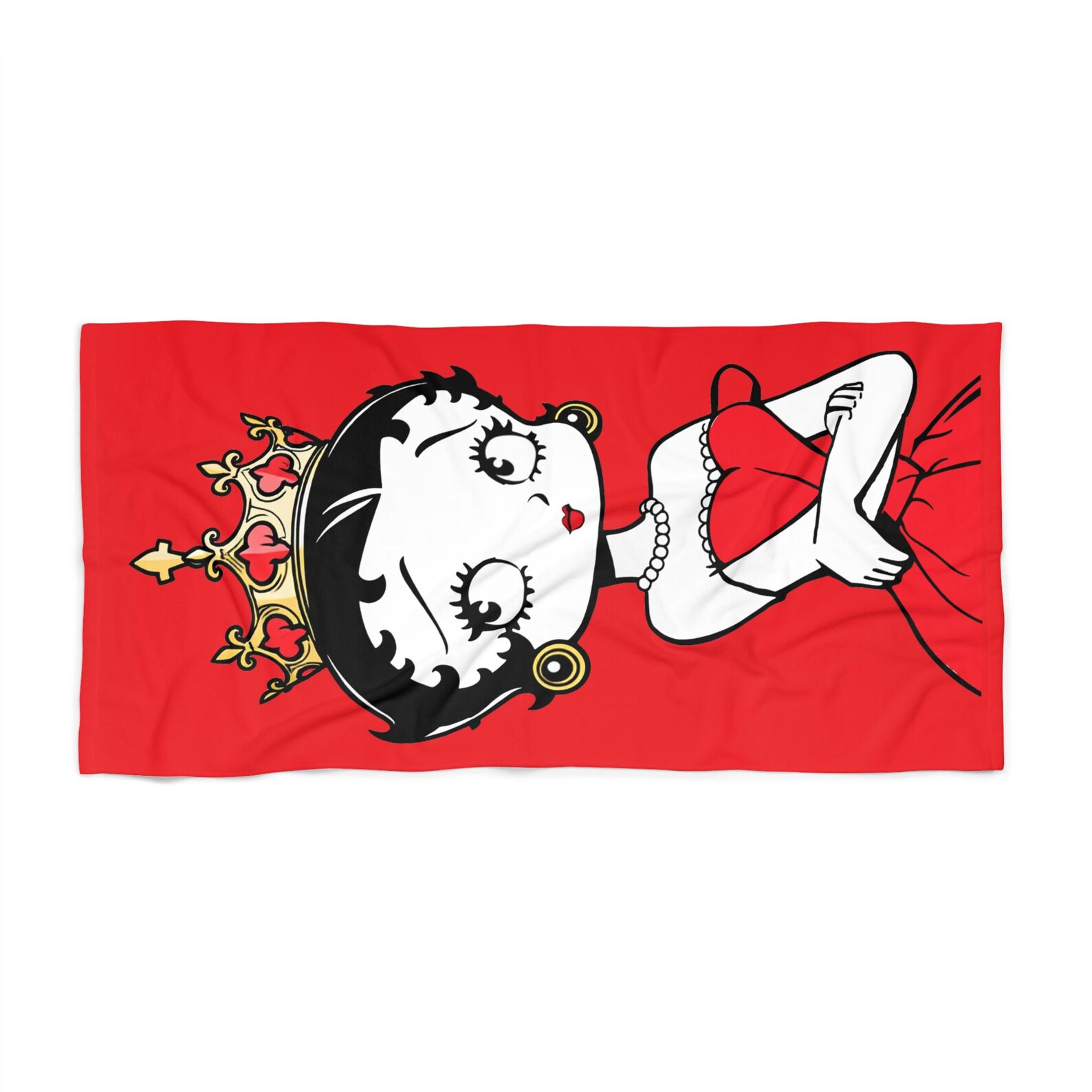 Betty Boop Beach Towel, Iconic Cartoon Towel, Poolside Essential ...