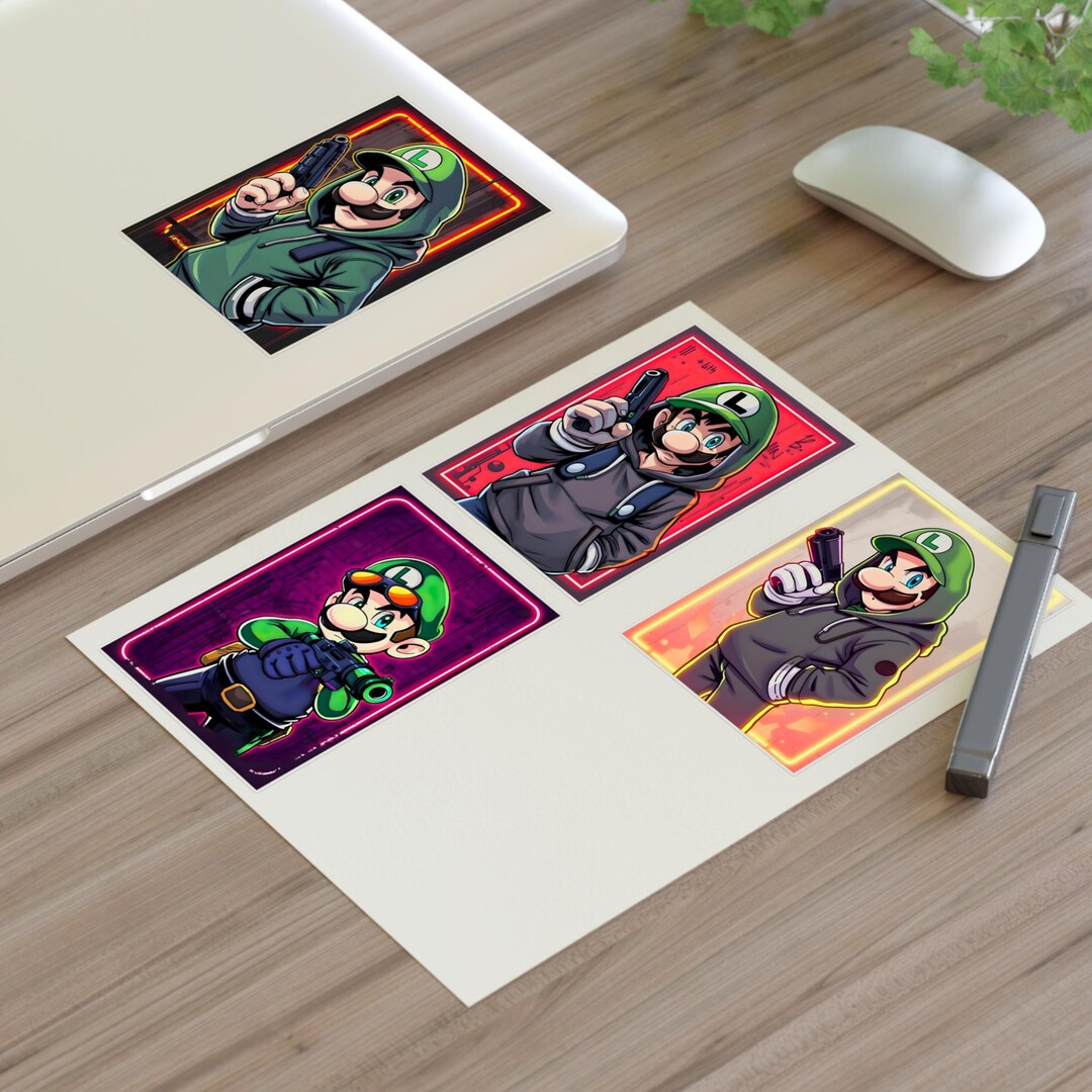 Luigis Stickers Vinyl Sticker Sheet - Etsy