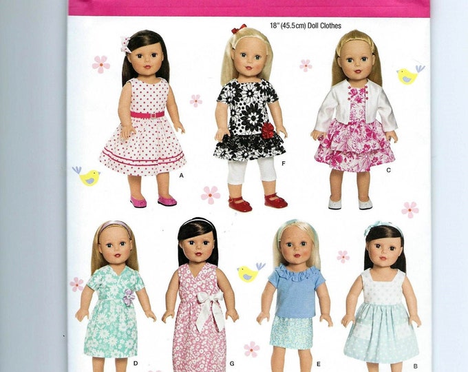AMERICAN GIRL DOLL Sewing Pattern by Simplicity No. 1484 Uncut - Etsy