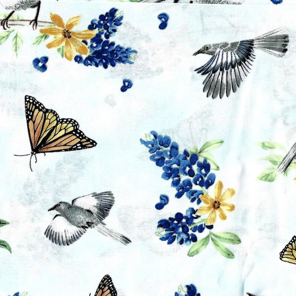 Bluebonnet Fabric - Etsy