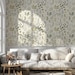 Green Leaf Wallpaper, Vintage Peel and Stick Wallpaper, Botanical ...