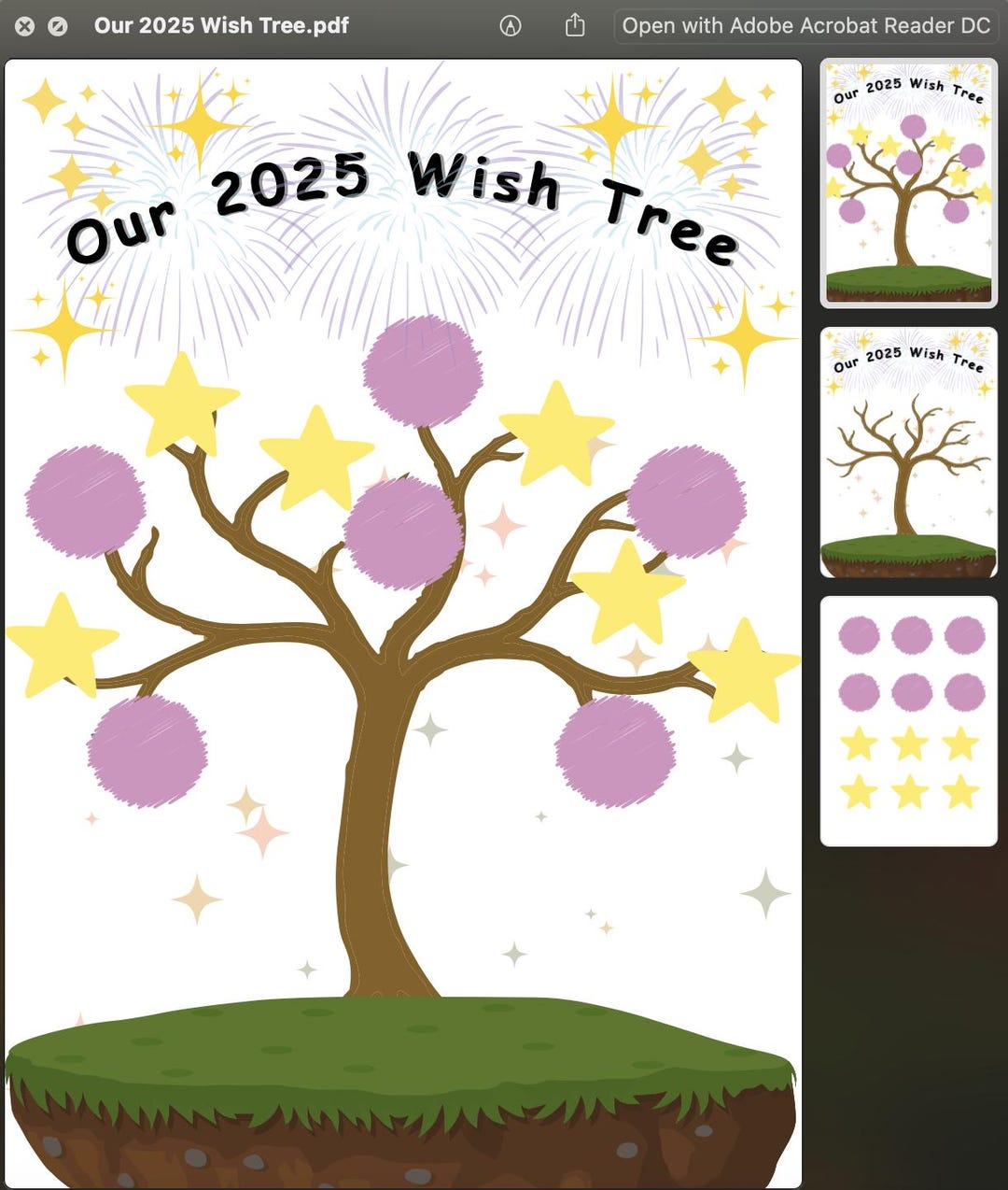 2026 Wish Tree Craft - Etsy