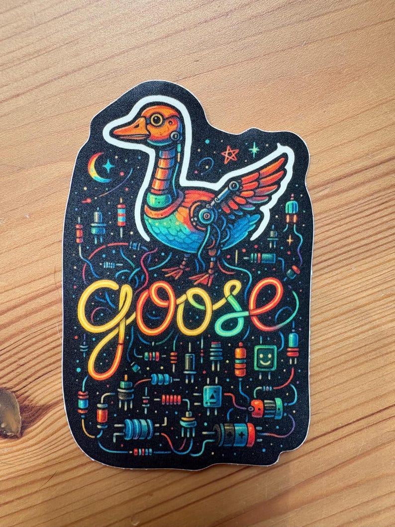 Goose Band - Vinyl Sticker Slap, Circuitry Design - Etsy