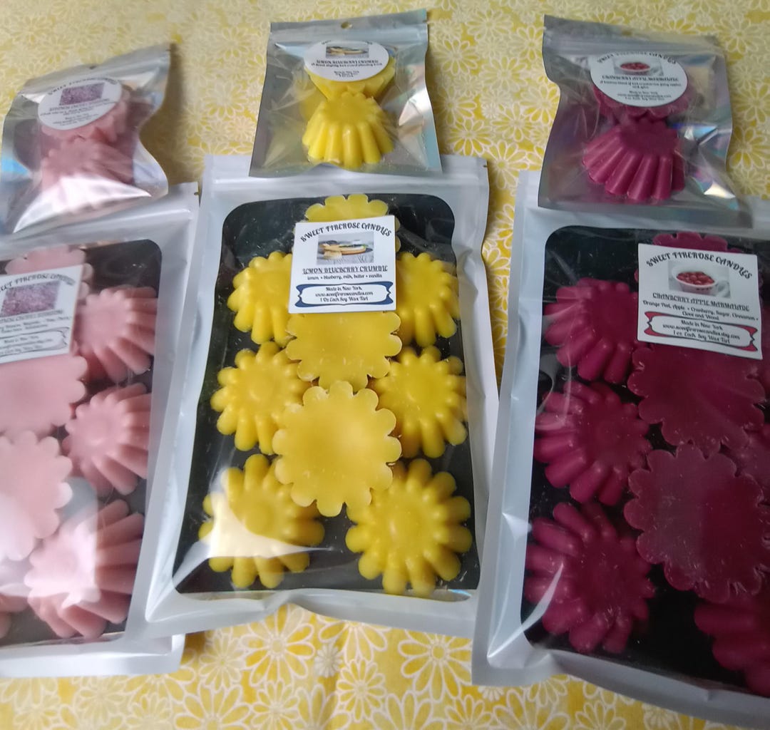 Scented Wax Tarts, Small or Big Pack, Variety of Scents, Soy Wax, Gift ...