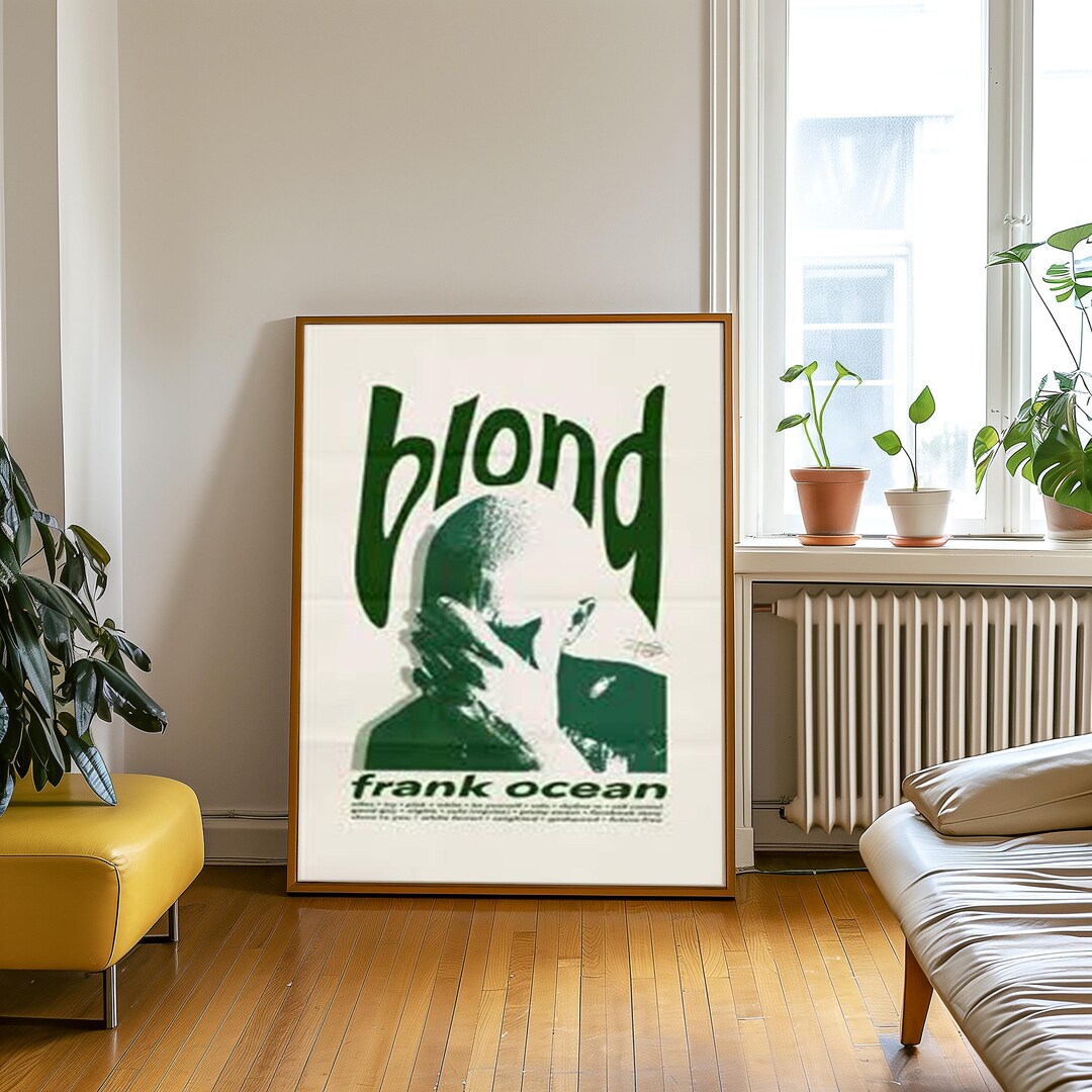 Frank Ocean Blond Premium Poster Print, Free Shipping, High Quality ...