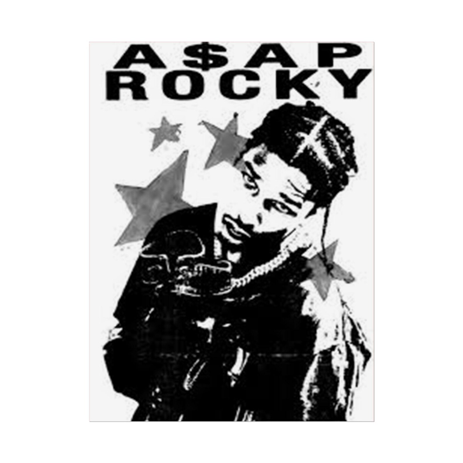 ASAP Rocky Premium Poster Print, Free Shipping, High Quality Semi ...