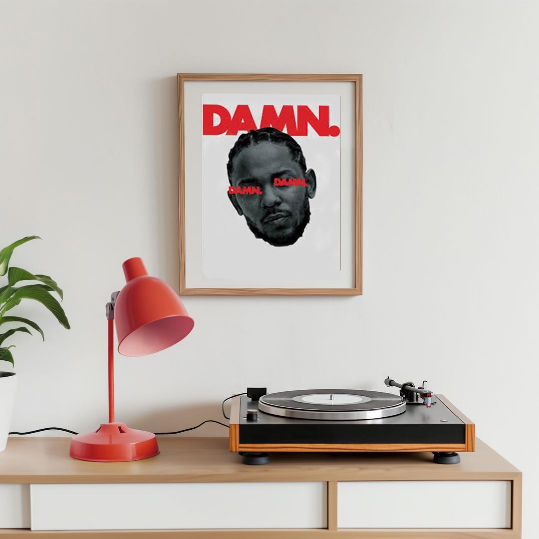 Kendrick Lamar DAMN, Premium Poster Print, Free Shipping, High Quality ...