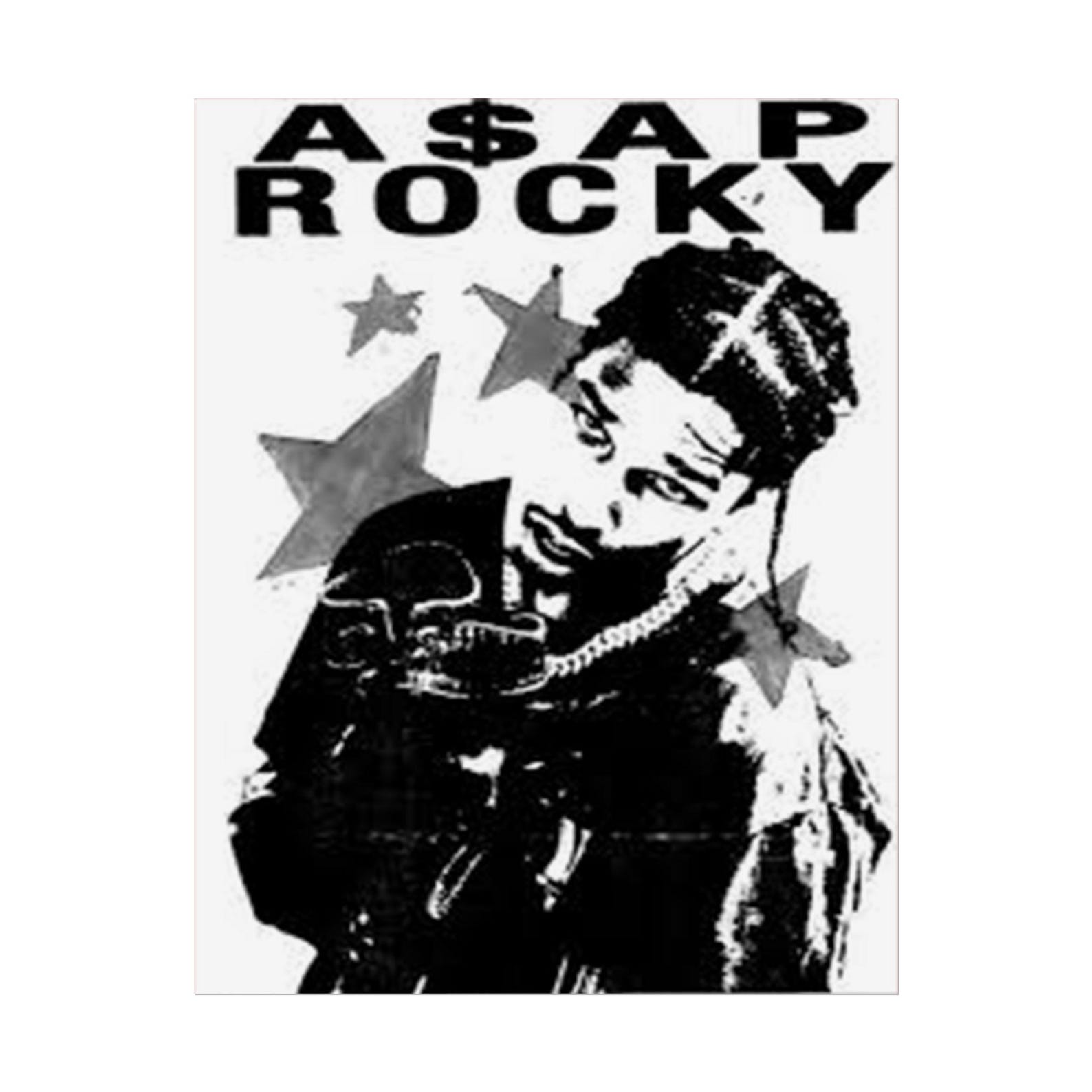 ASAP Rocky Premium Poster Print, Free Shipping, High Quality Semi ...