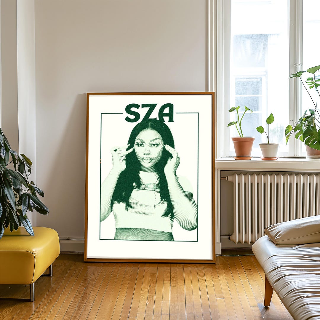 SZA Premium Poster Print, Free Shipping, High Quality Semi-glossy ...
