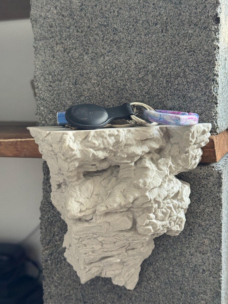 Rock Wall Shelf, Rustic Stone Decor, Live Rock Shelf, Rock Shelf - Etsy