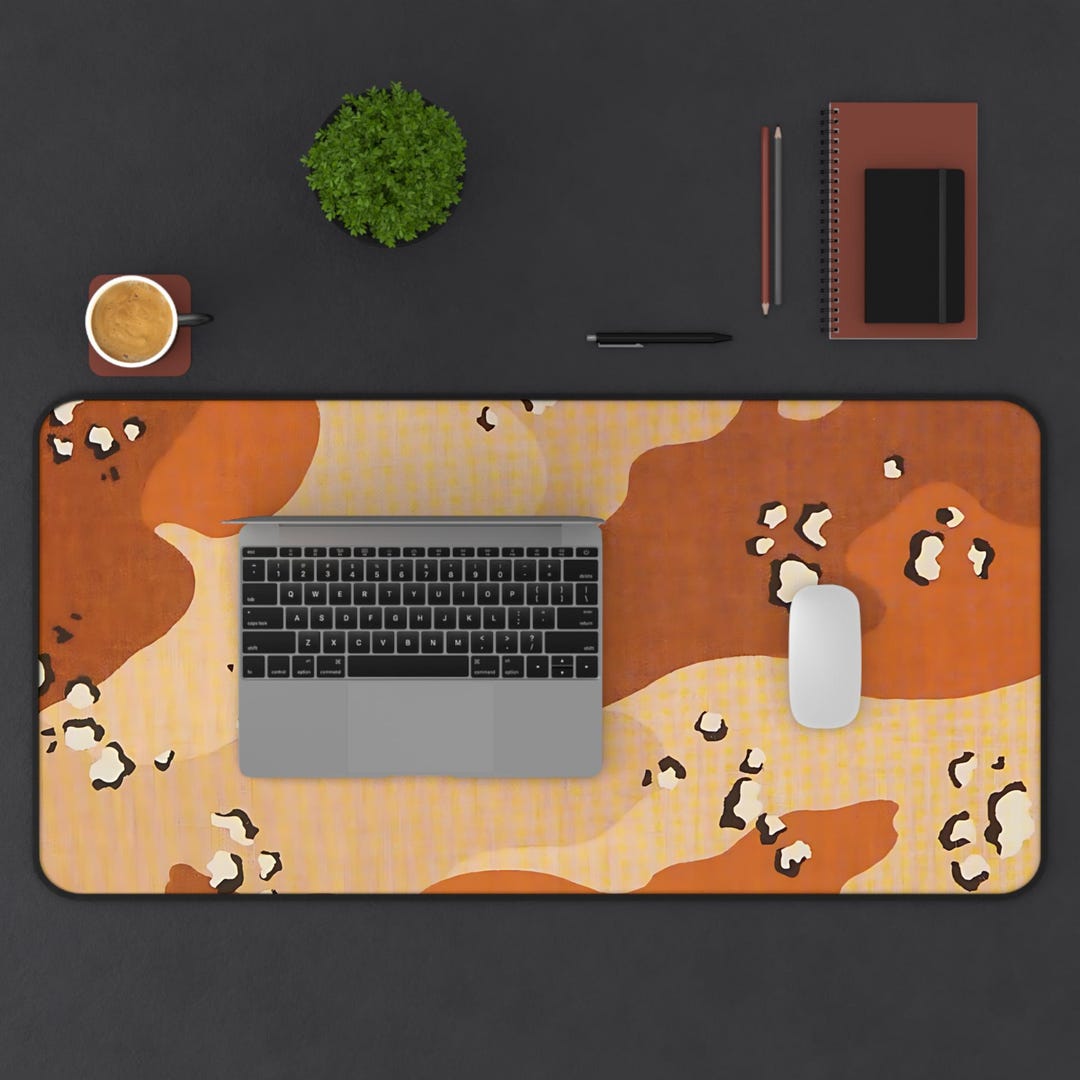 Desert Camo Extra Large Desk Mat, Hunting Desk Accessories, Home Office ...