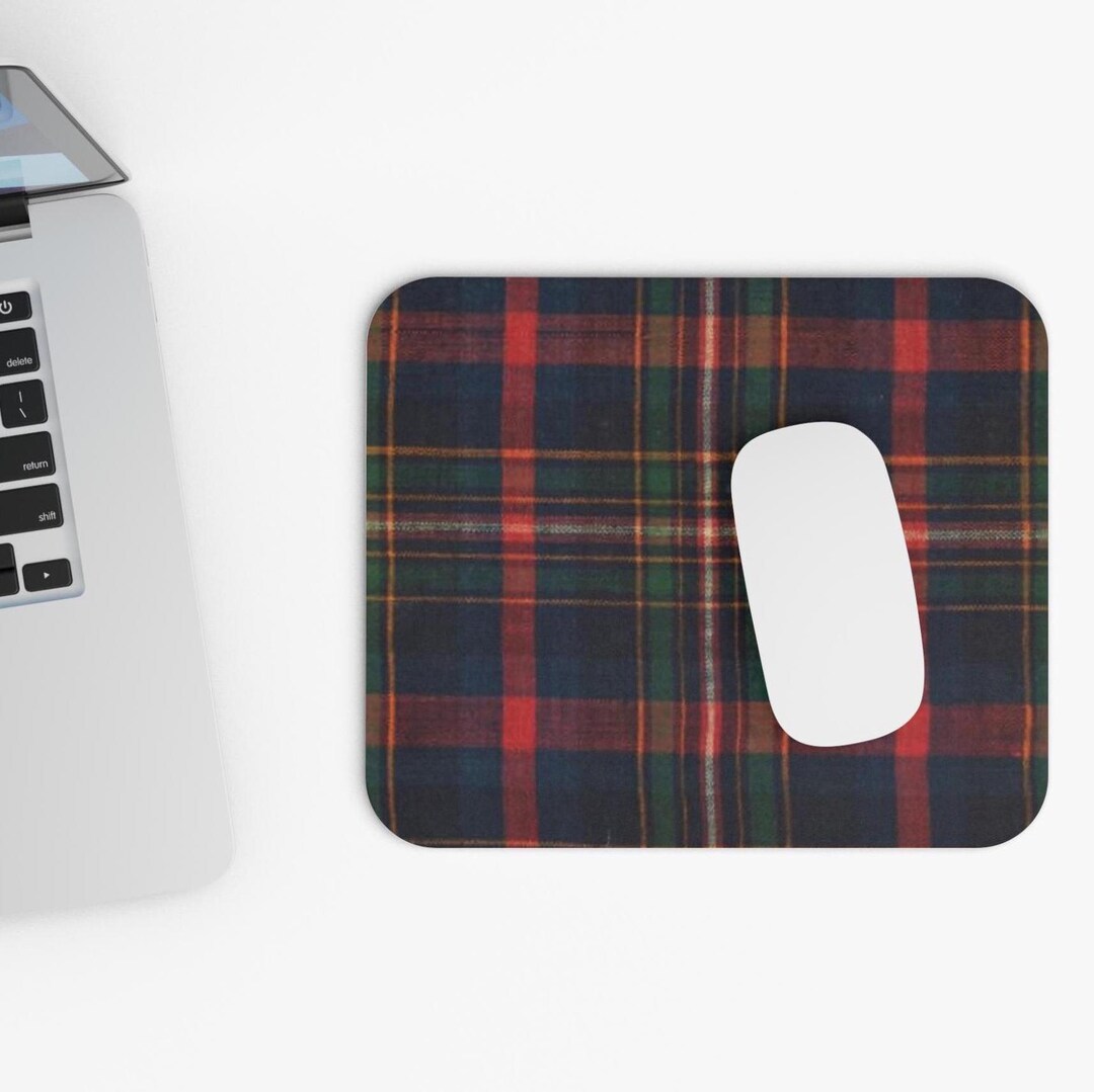 Plaid Mouse Pad - Cozy Office Decor for Home, Perfect for Office ...