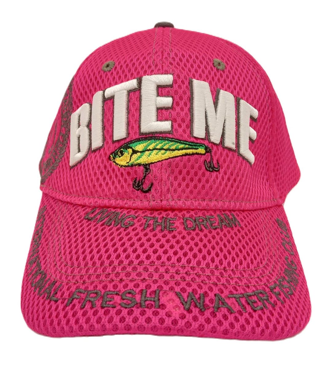 Bite Me Baseball Hat, Fishing Hats - Etsy