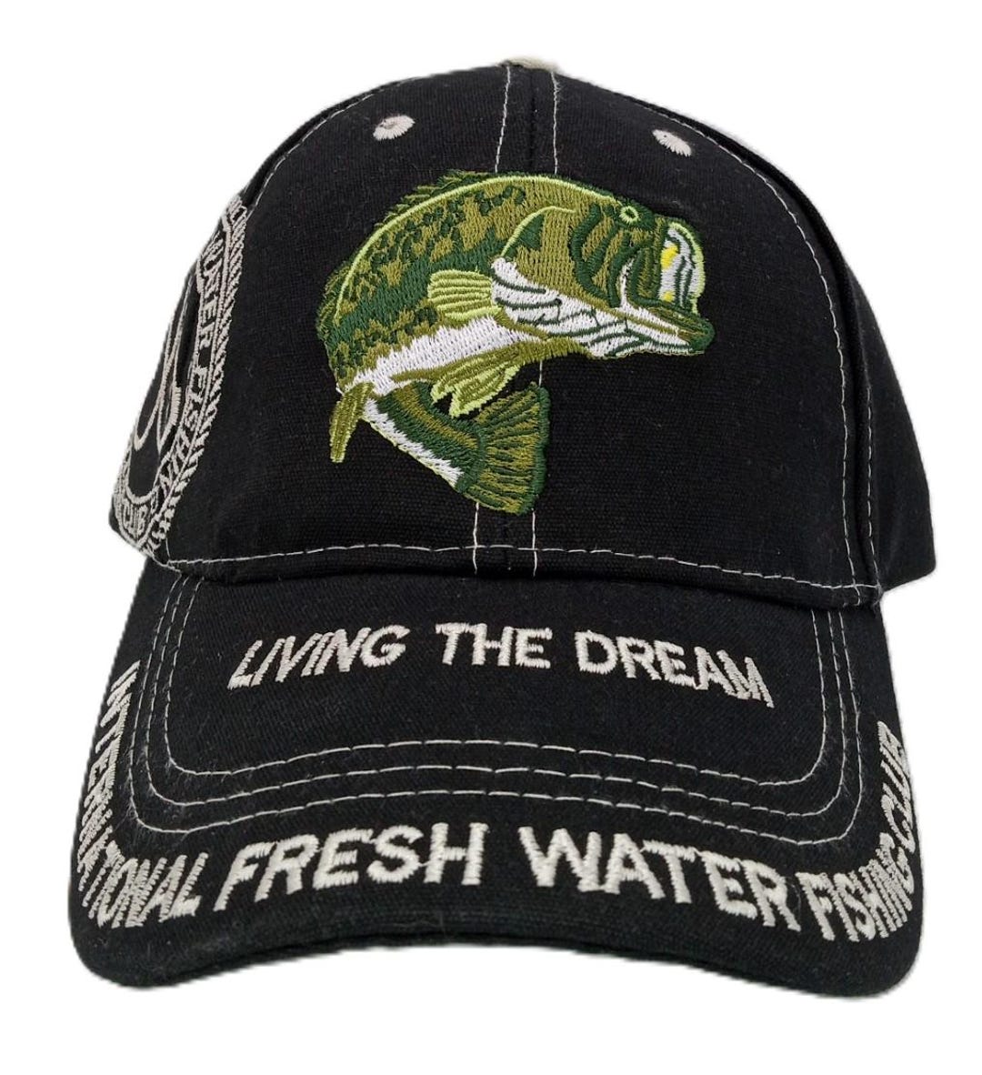 Bass Baseball Fishing Hat, Fishing Cap - Etsy