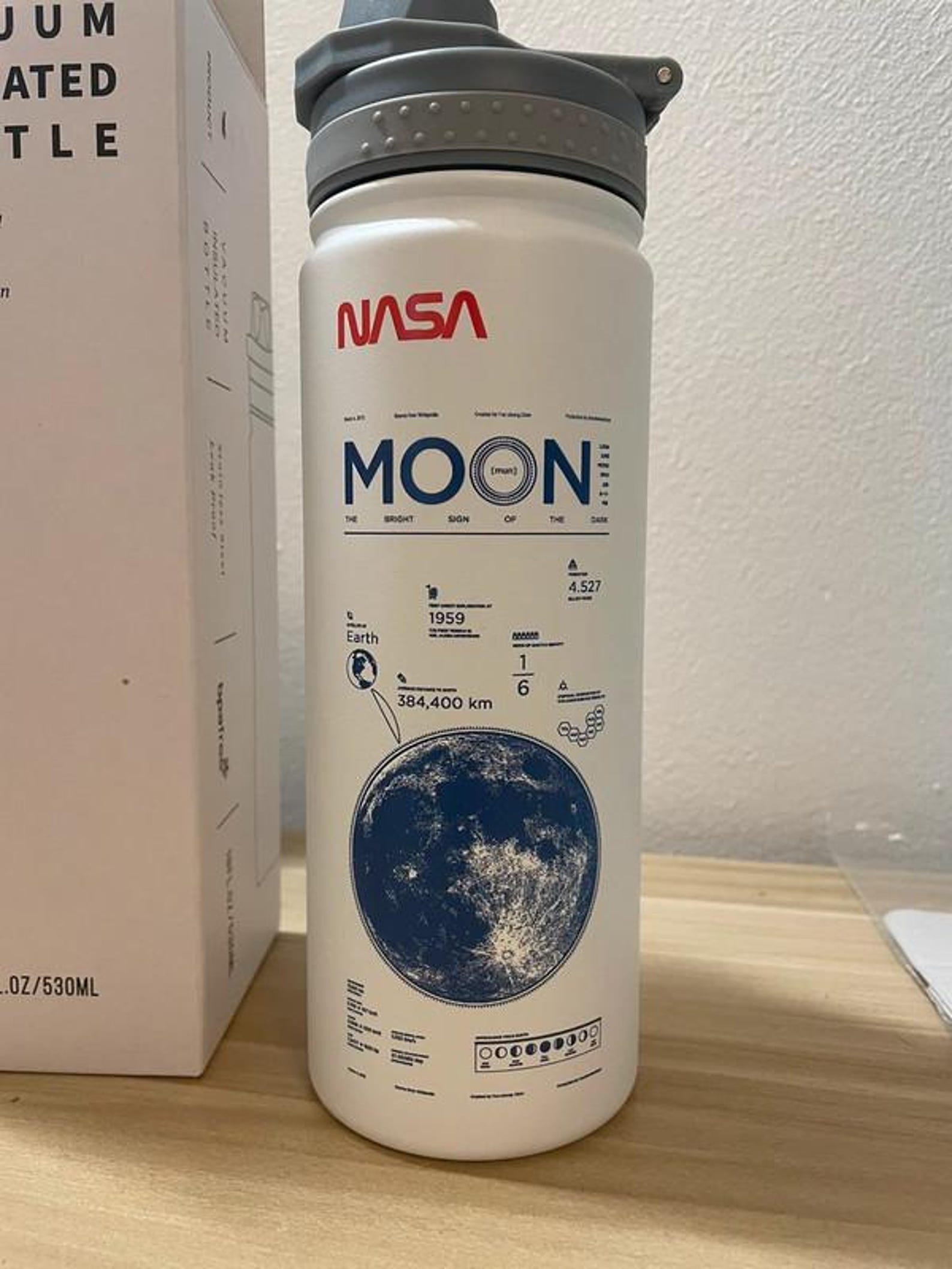 NASA Moon Shot Water Bottle Gift｜stainless Steel｜ Thermos｜530ml - Etsy