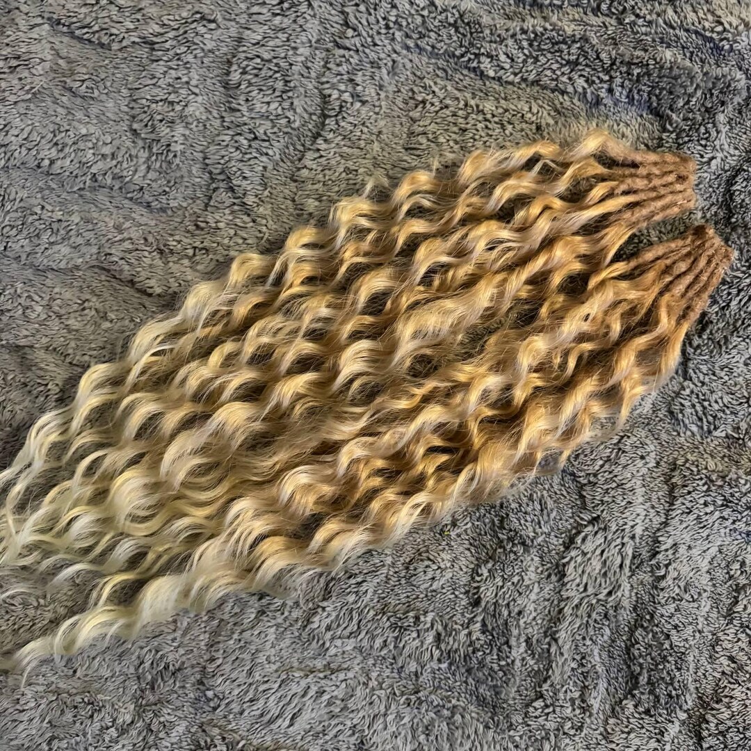 Curls on a Clips, Handmade Removable Reusable Wavy Hairs, Curly ...