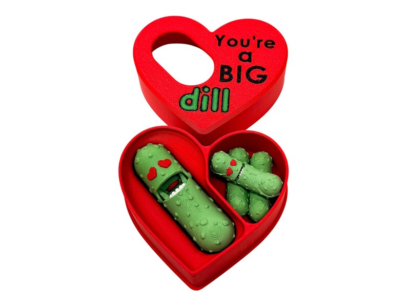 Tickles the Pickle 3D Printed Fidget Toy – A Fun & Quirky Way to Show ...