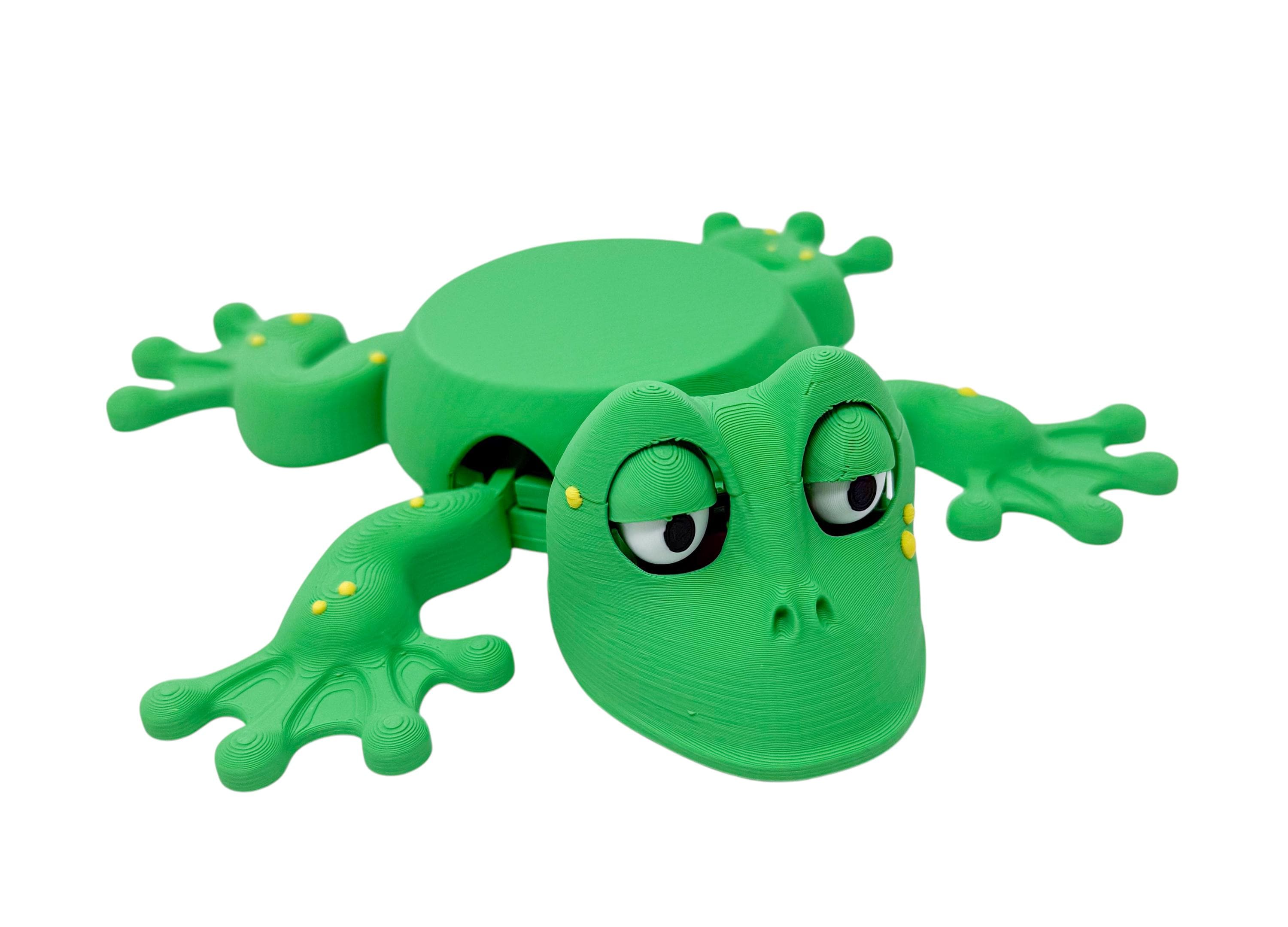 Frog Coaster 3D Printed | Adorable Cup Holder With Moving Head & Feet ...