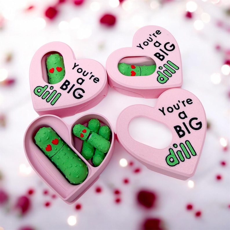 Tickles the Pickle 3D Printed Fidget Toy – A Fun & Quirky Way to Show ...