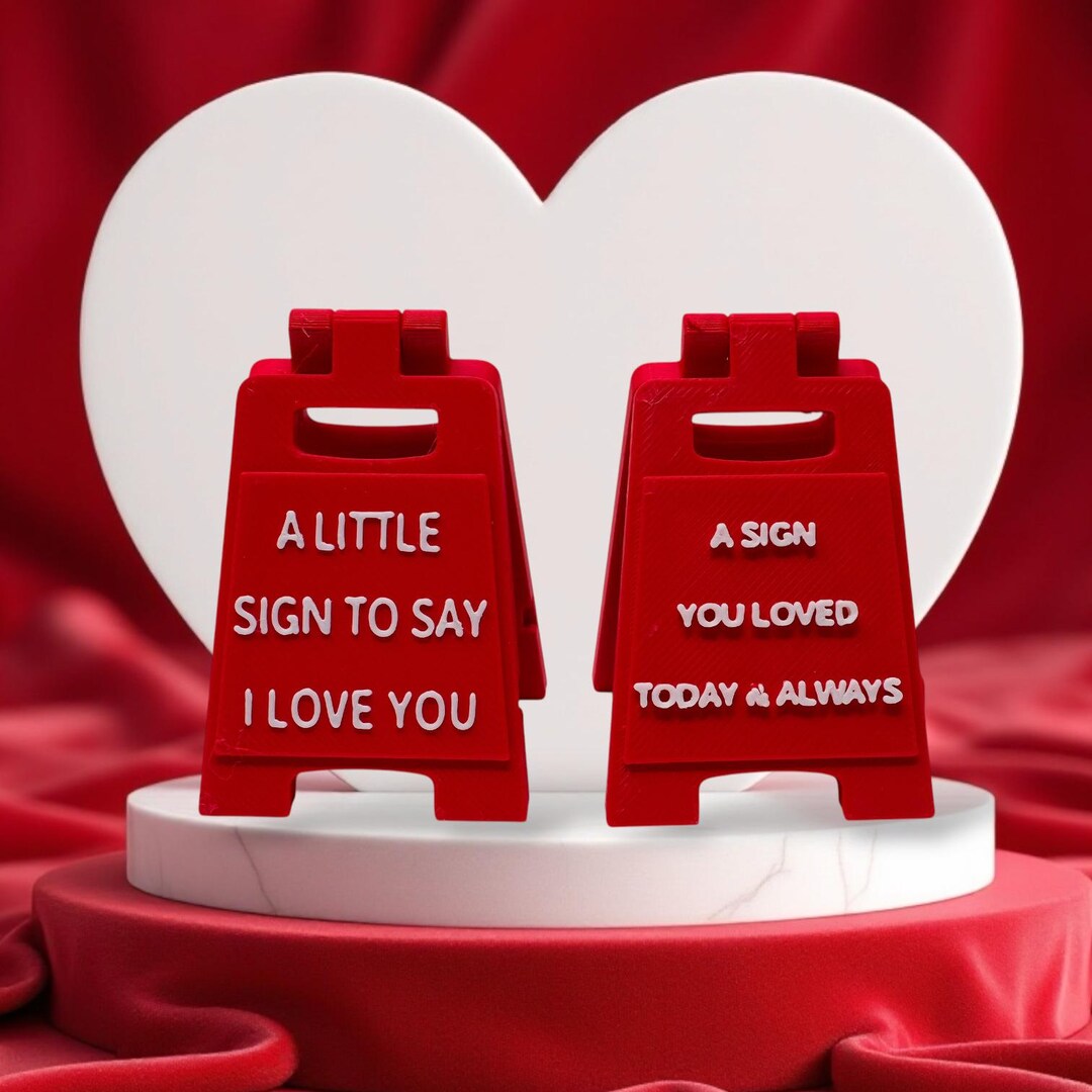 Mini Love Sign – Unique 3D Printed Valentine’s Gift | Adorable ‘I Love ...