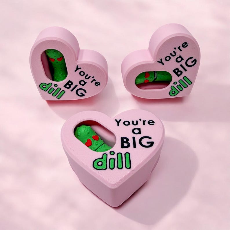 Tickles the Pickle 3D Printed Fidget Toy – A Fun & Quirky Way to Show ...