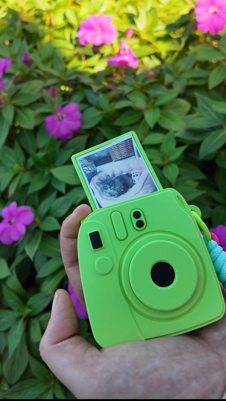 Instax Mini Photo Holder Keychain Polaroid Camera Inspired | 3D Printed ...