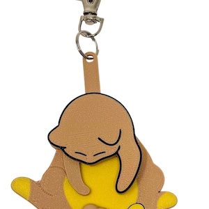 Funny Cat Keychain – 3D Printed Cat Play Ball Fidget Sensory Toy for ...