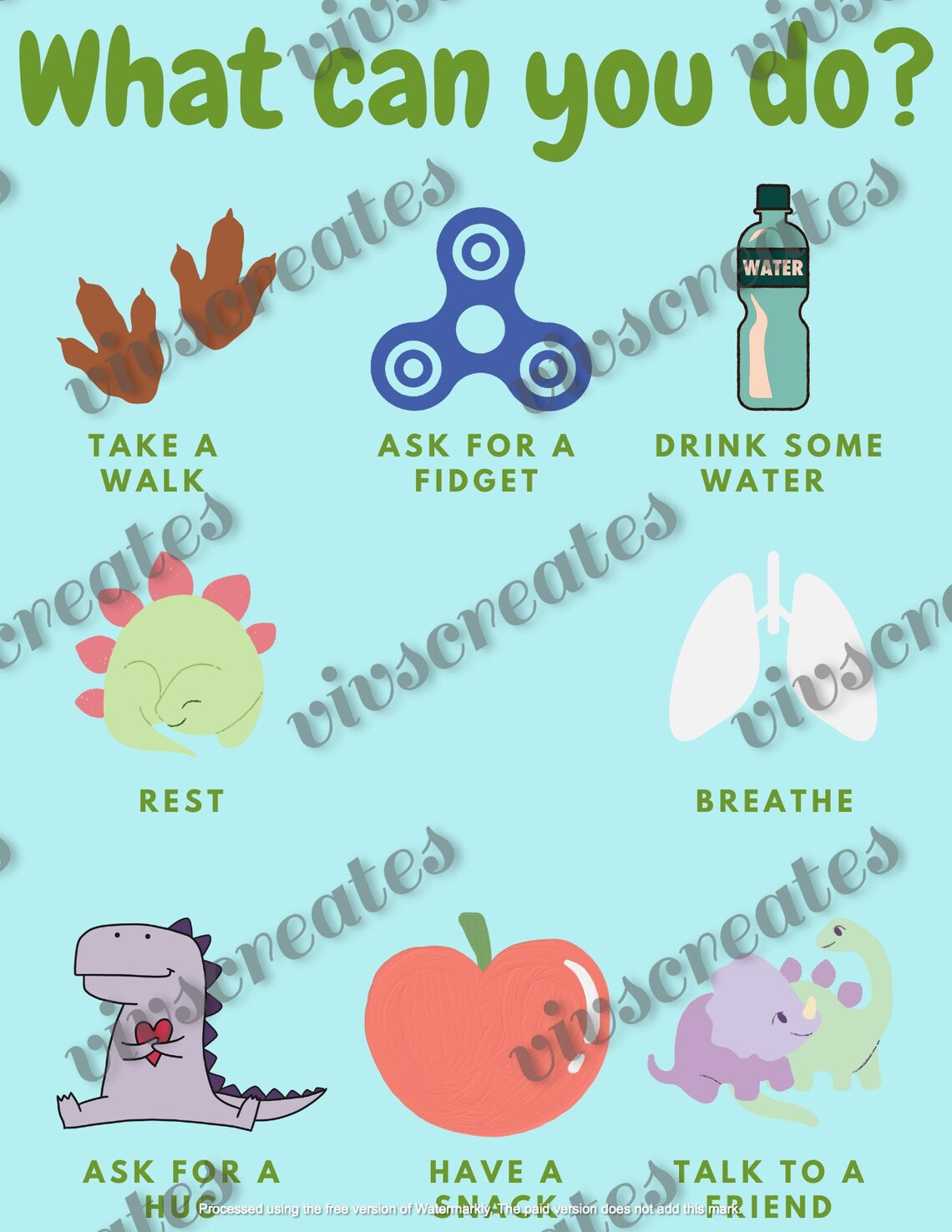 Calm Corner Poster Set: Dinosaurs! - Etsy