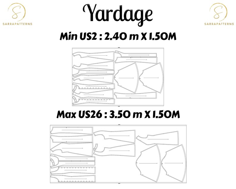 PDF Digital Sewing Pattern for Astou Dress | A-line Dress Pattern ...