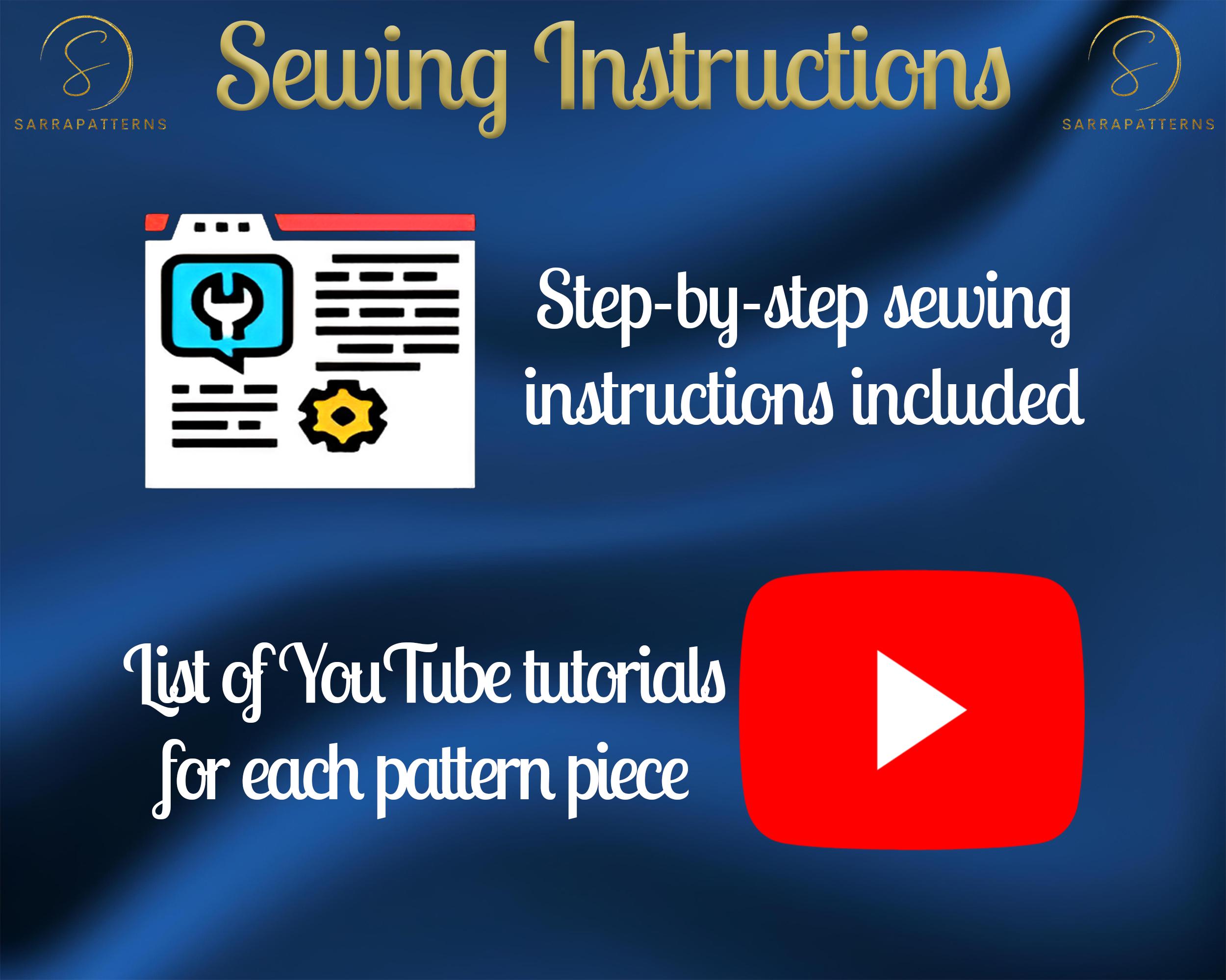 PDF Digital Sewing Pattern for Lena Dress Pattern | A Line Dress ...